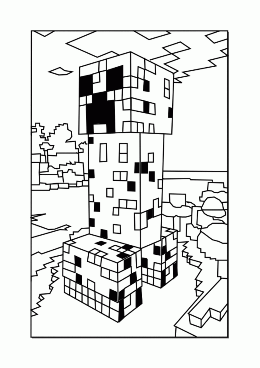 Minecraft Coloring Pages - Best Coloring Pages For Kids