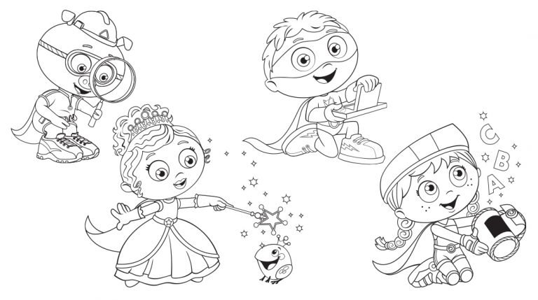 Super Why Coloring Pages - Best Coloring Pages For Kids