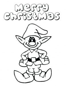 Free Printable Merry Christmas Coloring Pages