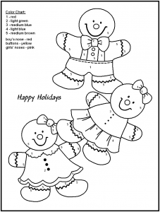 Christmas Color By Numbers - Best Coloring Pages For Kids