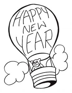 Happy New Year Coloring Pages - Best Coloring Pages For Kids