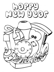 Happy New Year Coloring Pages - Best Coloring Pages For Kids