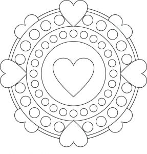 Valentine Heart Coloring Pages - Best Coloring Pages For Kids