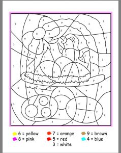 Easter Color by Numbers - Best Coloring Pages For Kids