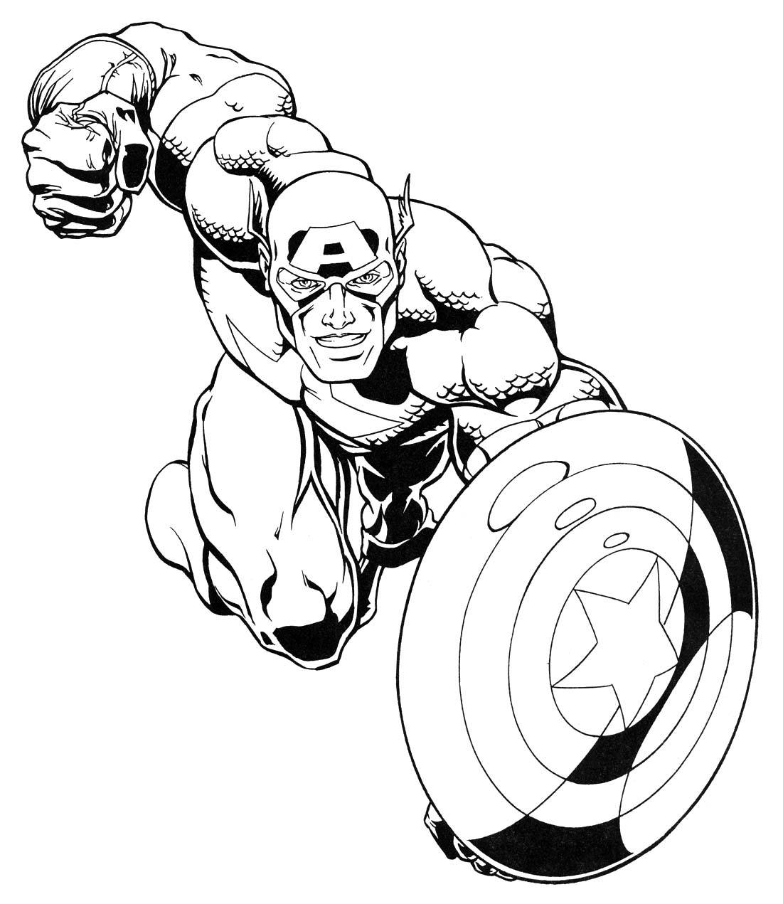 Marvel Kids Coloring Pages