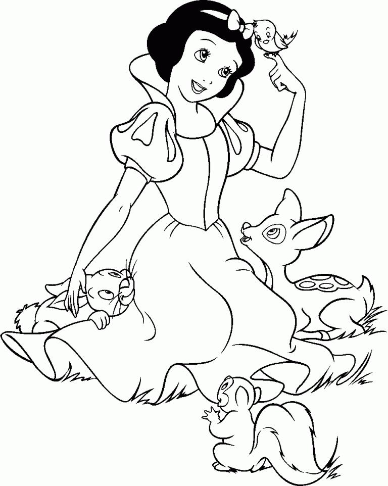 Snow White Coloring Pages - Best Coloring Pages For Kids