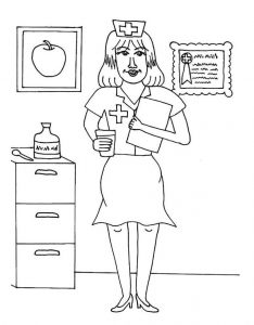 Nurse Coloring Pages - Best Coloring Pages For Kids