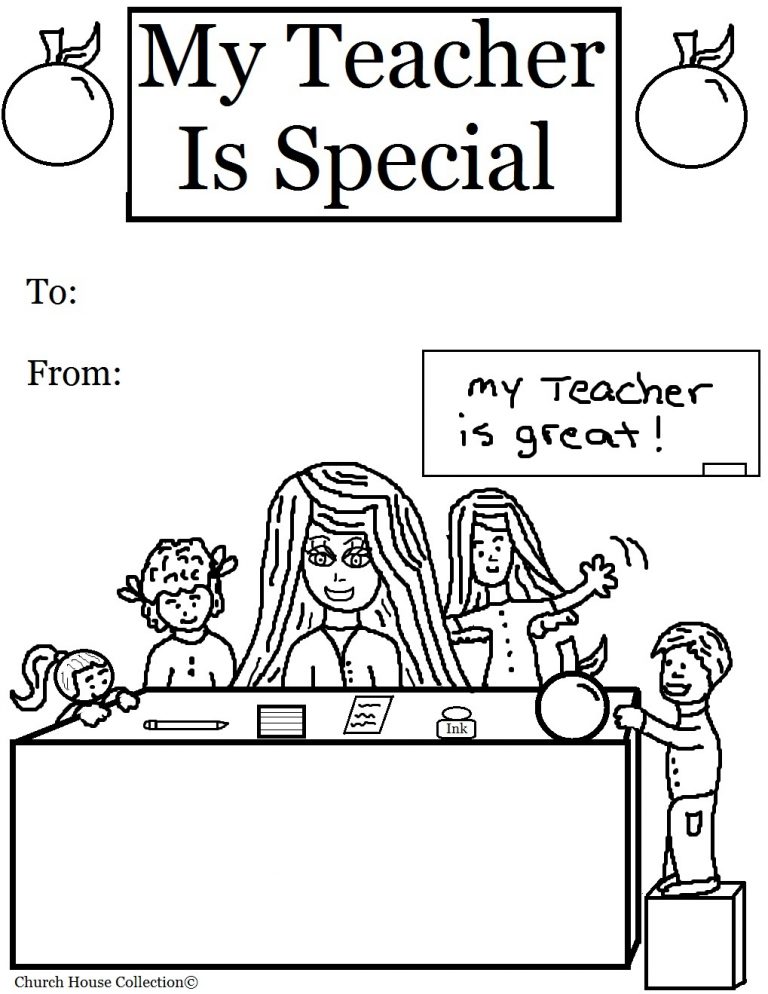 Teacher Coloring Pages - Best Coloring Pages For Kids