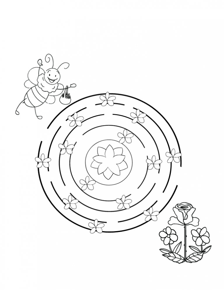 Easy Mazes. Printable Mazes for Kids. - Best Coloring Pages For Kids