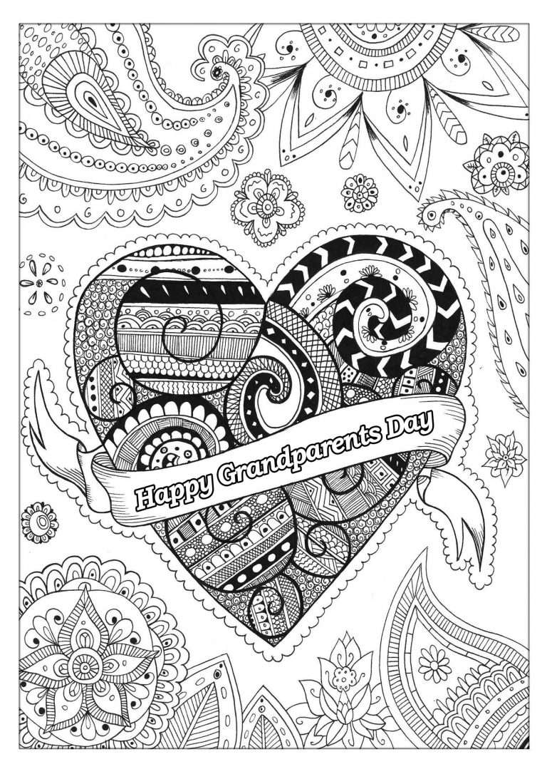 Grandparents Day Coloring Pages - Best Coloring Pages For Kids