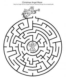 Christmas Mazes - Best Coloring Pages For Kids
