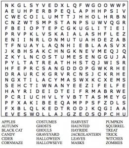 Fall Word Search - Best Coloring Pages For Kids