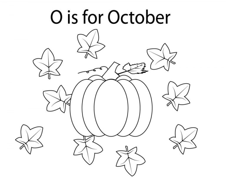 October Coloring Pages - Best Coloring Pages For Kids