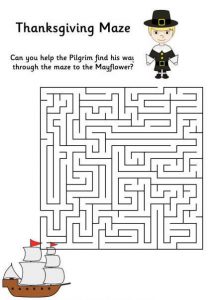 Thanksgiving Mazes - Best Coloring Pages For Kids