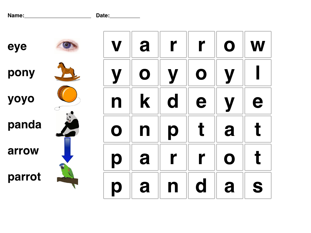32 Free Word Searches for Kids