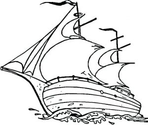 Mayflower Coloring Pages - Best Coloring Pages For Kids