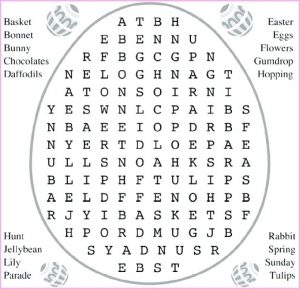 Spring Word Search - Best Coloring Pages For Kids