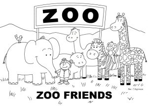 Zoo Animals Coloring Pages - Best Coloring Pages For Kids