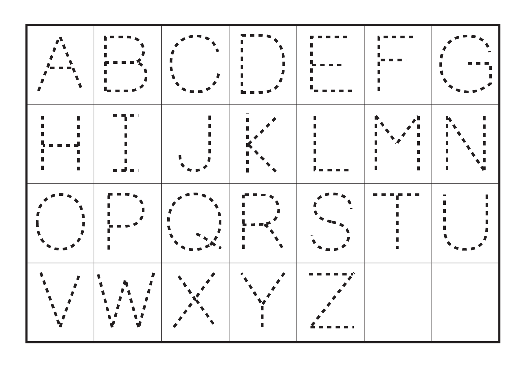 Free Printable Preschool Letter Worksheets