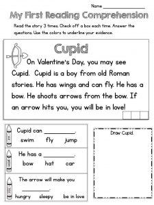 Valentines Worksheets - Best Coloring Pages For Kids