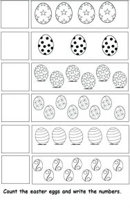 Easter Kindergarten Worksheets - Best Coloring Pages For Kids