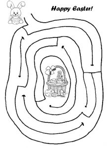 Easter Mazes - Best Coloring Pages For Kids