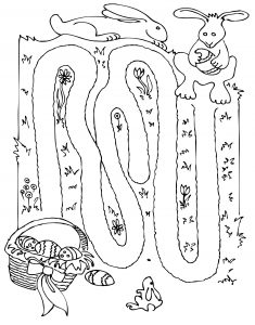 Easter Mazes - Best Coloring Pages For Kids
