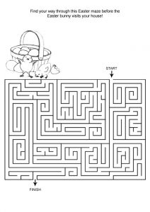 Easter Mazes - Best Coloring Pages For Kids