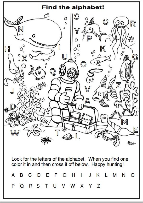 Alphabet Worksheets Best Coloring Pages For Kids