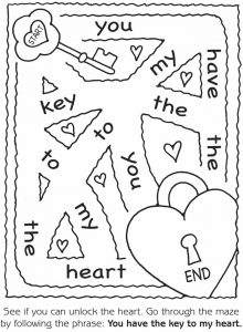 Valentines Mazes - Best Coloring Pages For Kids