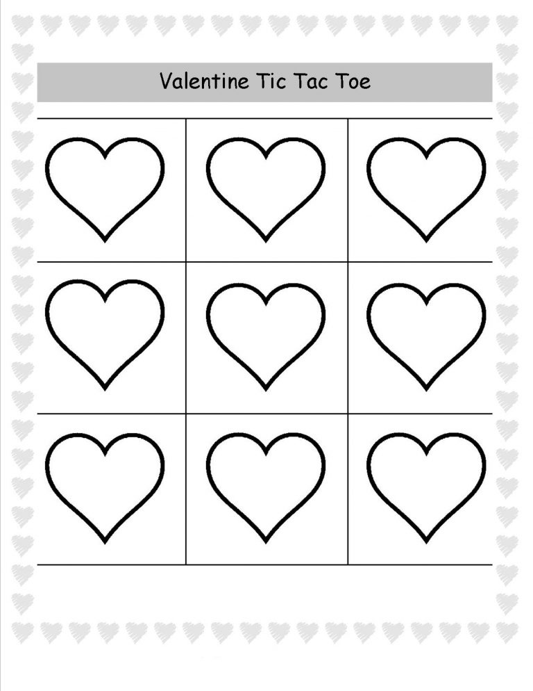 Valentines Worksheets - Best Coloring Pages For Kids