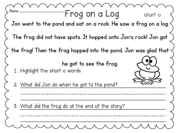 Free Printable First Grade Reading Worksheets Kidsworksheetfun Free 
