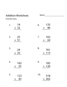 3rd Grade Math Worksheets - Best Coloring Pages For Kids