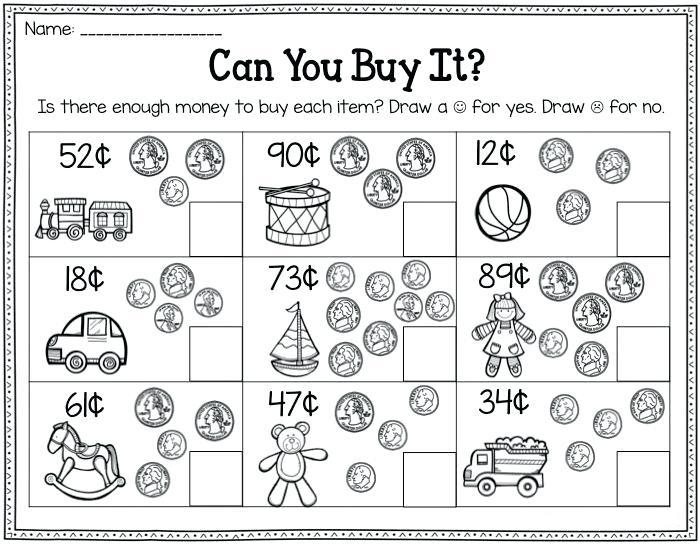 2nd Grade Money Worksheets Best Coloring Pages For Kids