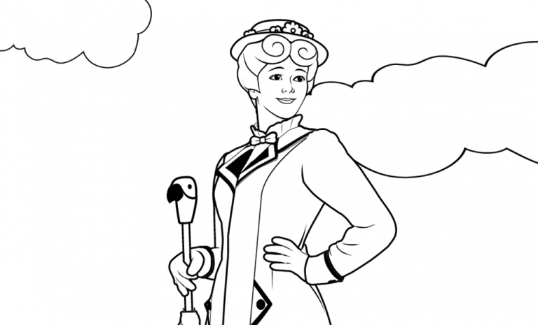 Mary Poppins Coloring Pages - Best Coloring Pages For Kids