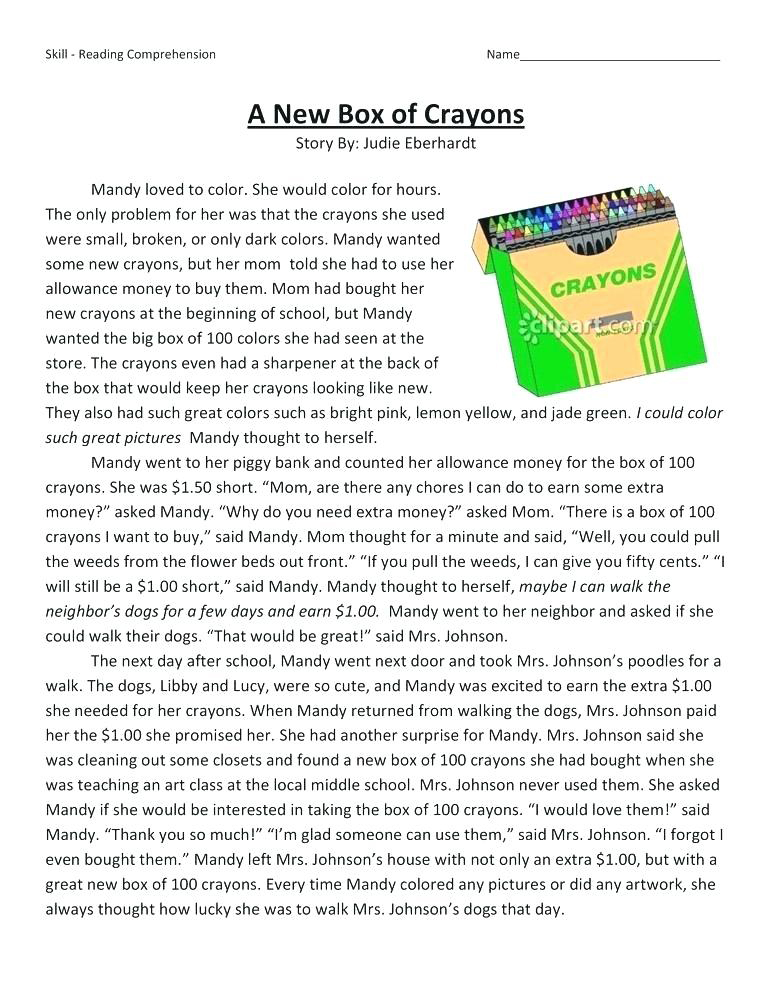 4th Grade Reading Comprehension Worksheets Best Coloring Pages For Kids