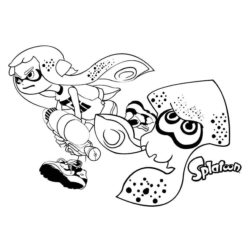 Splatoon Coloring Pages Best Coloring Pages For Kids Splatoon Coloring Pages Best Coloring Pages For Kids