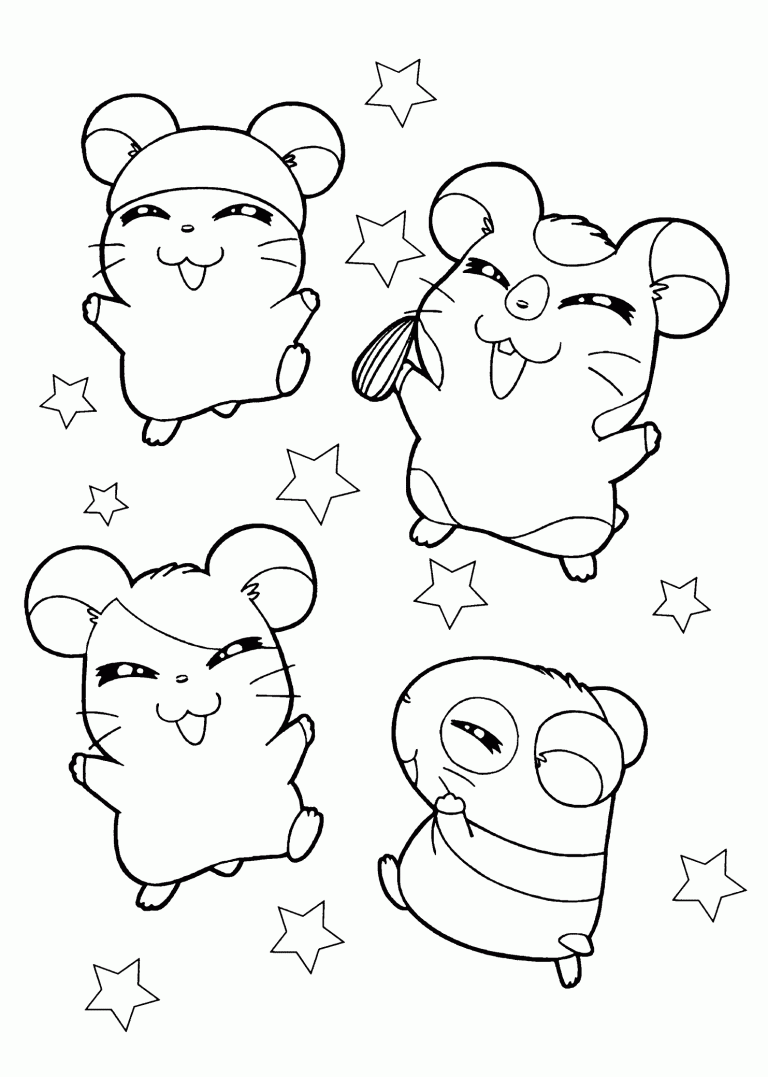 Hamster Coloring Pages - Best Coloring Pages For Kids