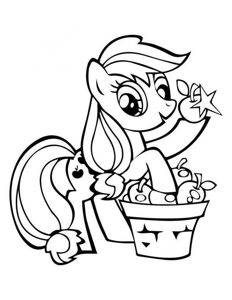Applejack Coloring Pages - Best Coloring Pages For Kids