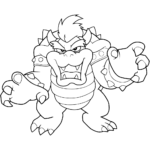 Bowser Coloring Pages - Best Coloring Pages For Kids