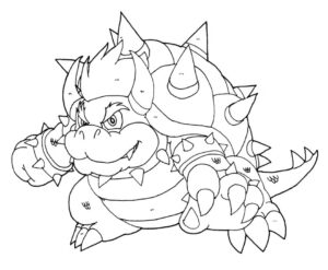 Bowser Coloring Pages - Best Coloring Pages For Kids