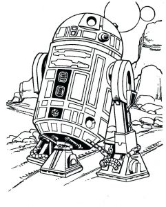R2D2 Coloring Pages - Best Coloring Pages For Kids
