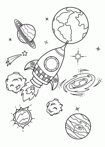 Galaxy Coloring Pages - Best Coloring Pages For Kids