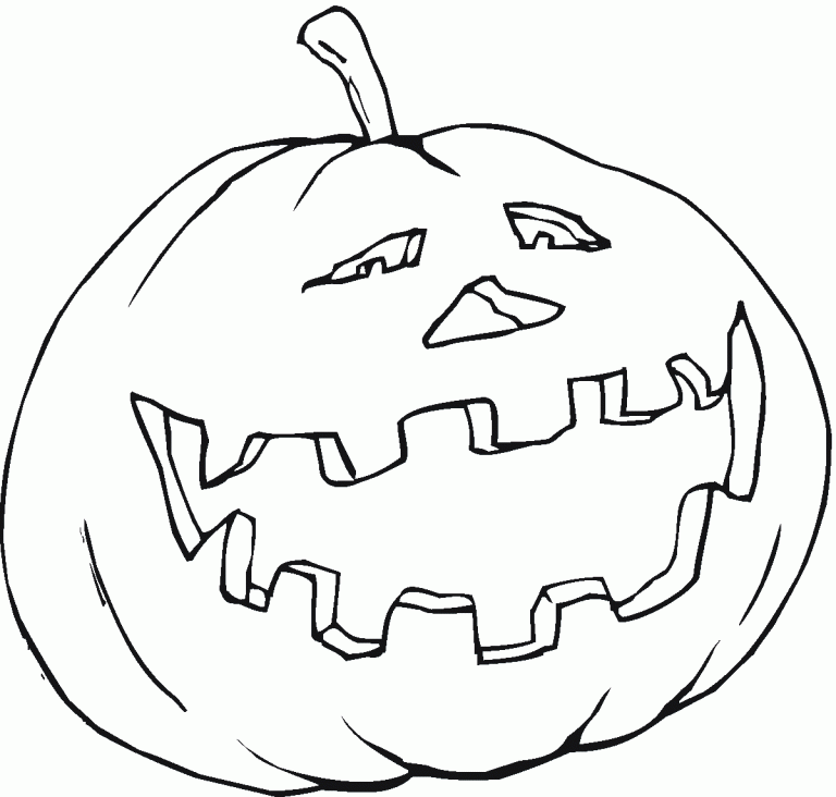Halloween Pumpkin Coloring Pages - Best Coloring Pages For Kids