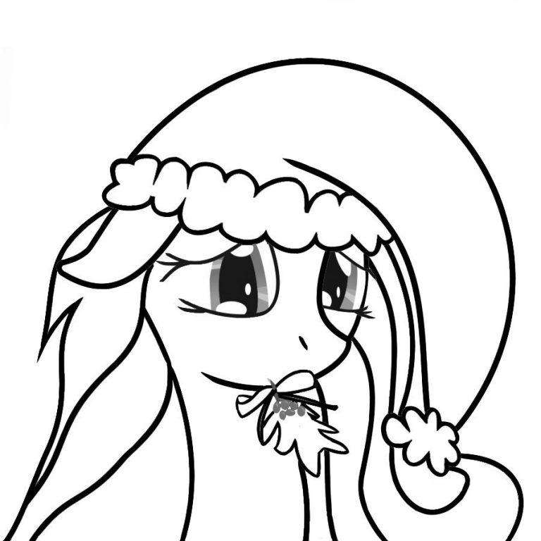 My Little Pony Christmas Coloring Pages - Best Coloring Pages For Kids