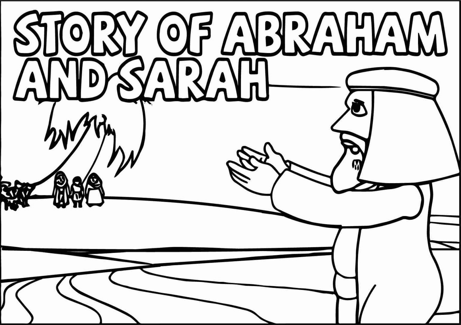 Abraham and Sarah Coloring Pages - Best Coloring Pages For Kids