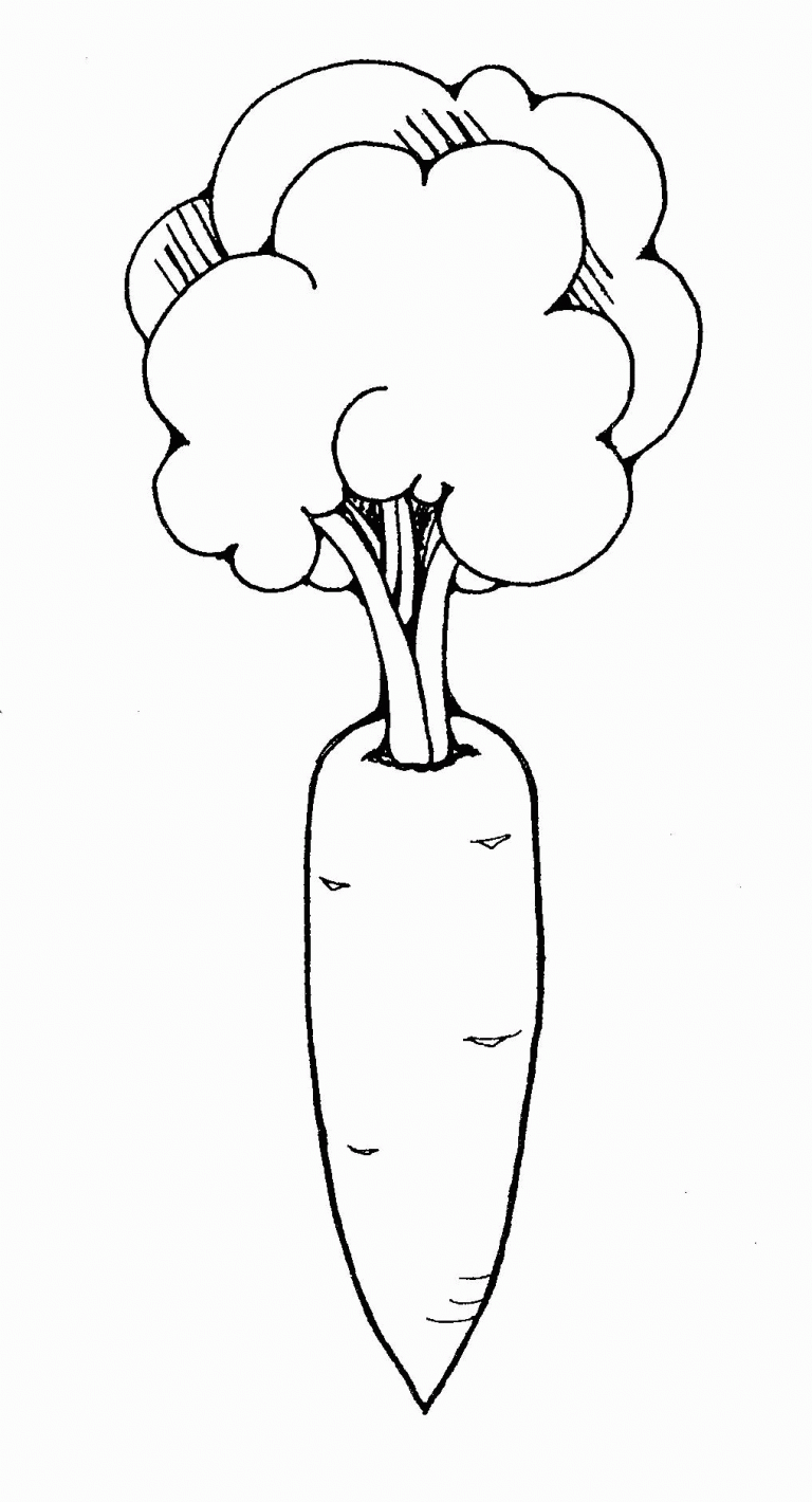 Carrot Coloring Pages - Best Coloring Pages For Kids