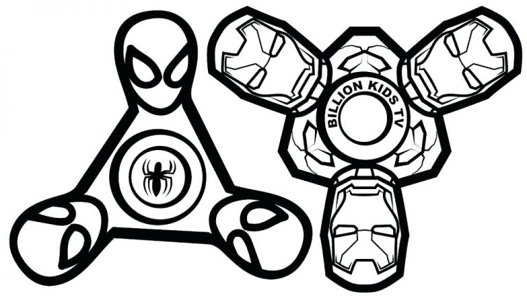 Fidget Spinner Coloring Pages - Best Coloring Pages For Kids