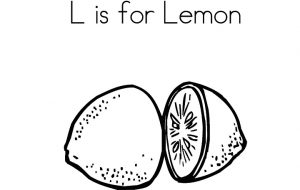 Lemon Coloring Pages - Best Coloring Pages For Kids