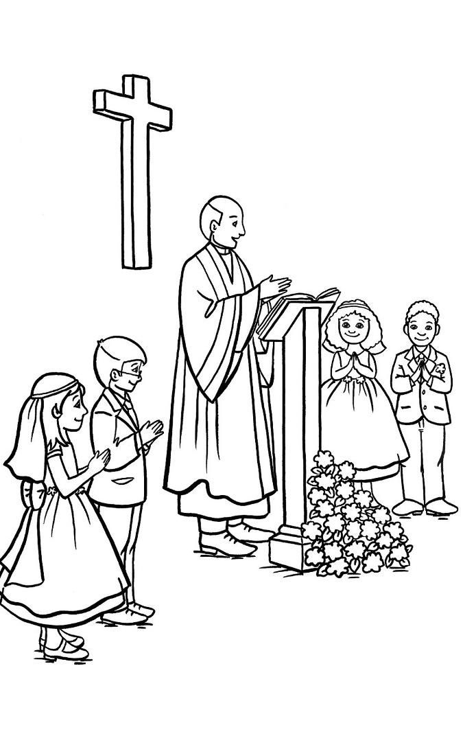 eucharist coloring sheet